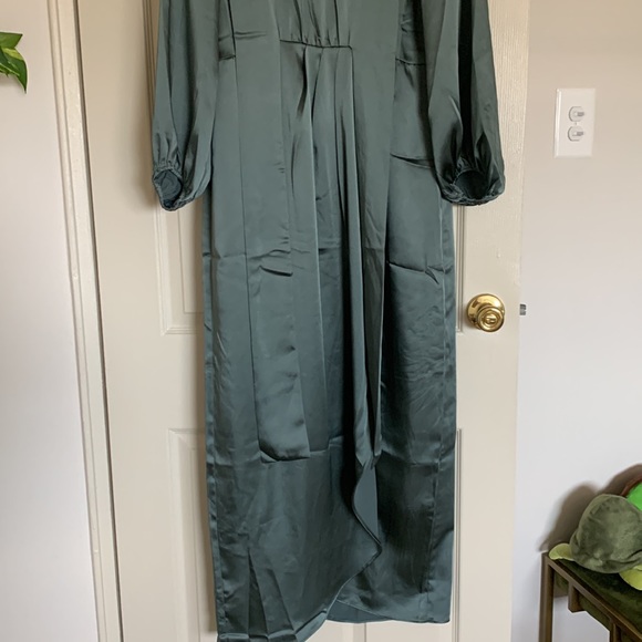 Veiled | Dresses | Veiled Collection Julianna Satin Wrap Maxi | Poshmark